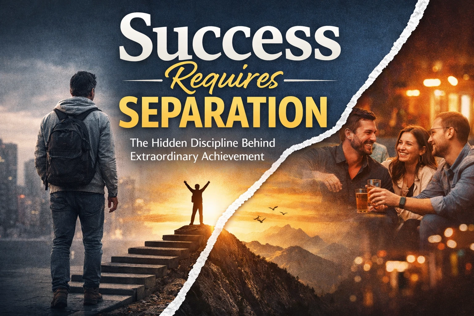 Success Requires Separation – Focus, Discipline & Personal Growth Guide
